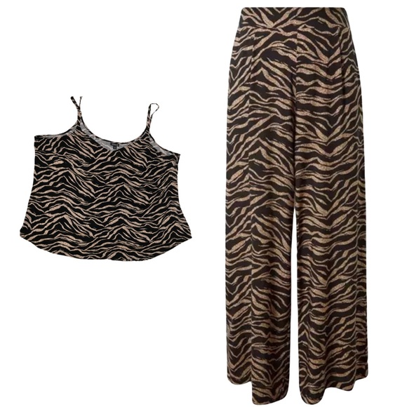 torrid | Pants & Jumpsuits | Torrid Set Ava Stretch Challis Cami Wide ...